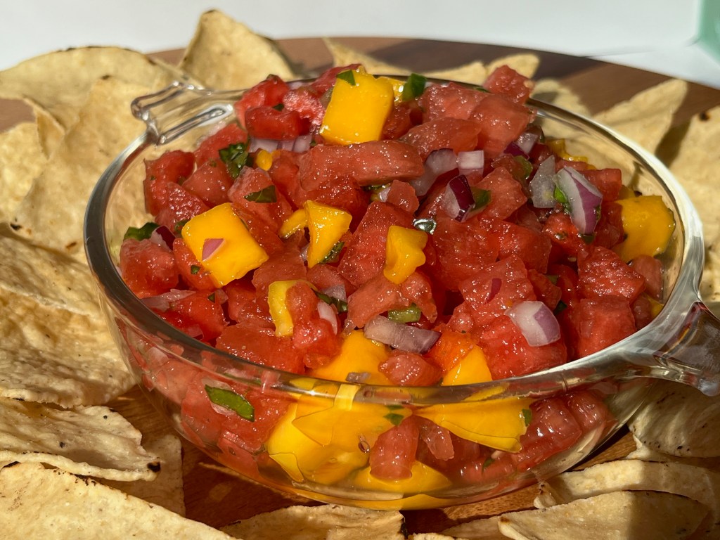 Watermelon Mango Salsa - Dina's Diner