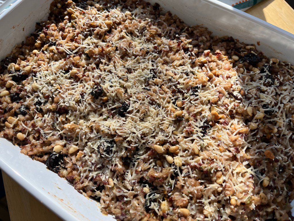 Wild Rice With Pine Nuts - Dina's Diner